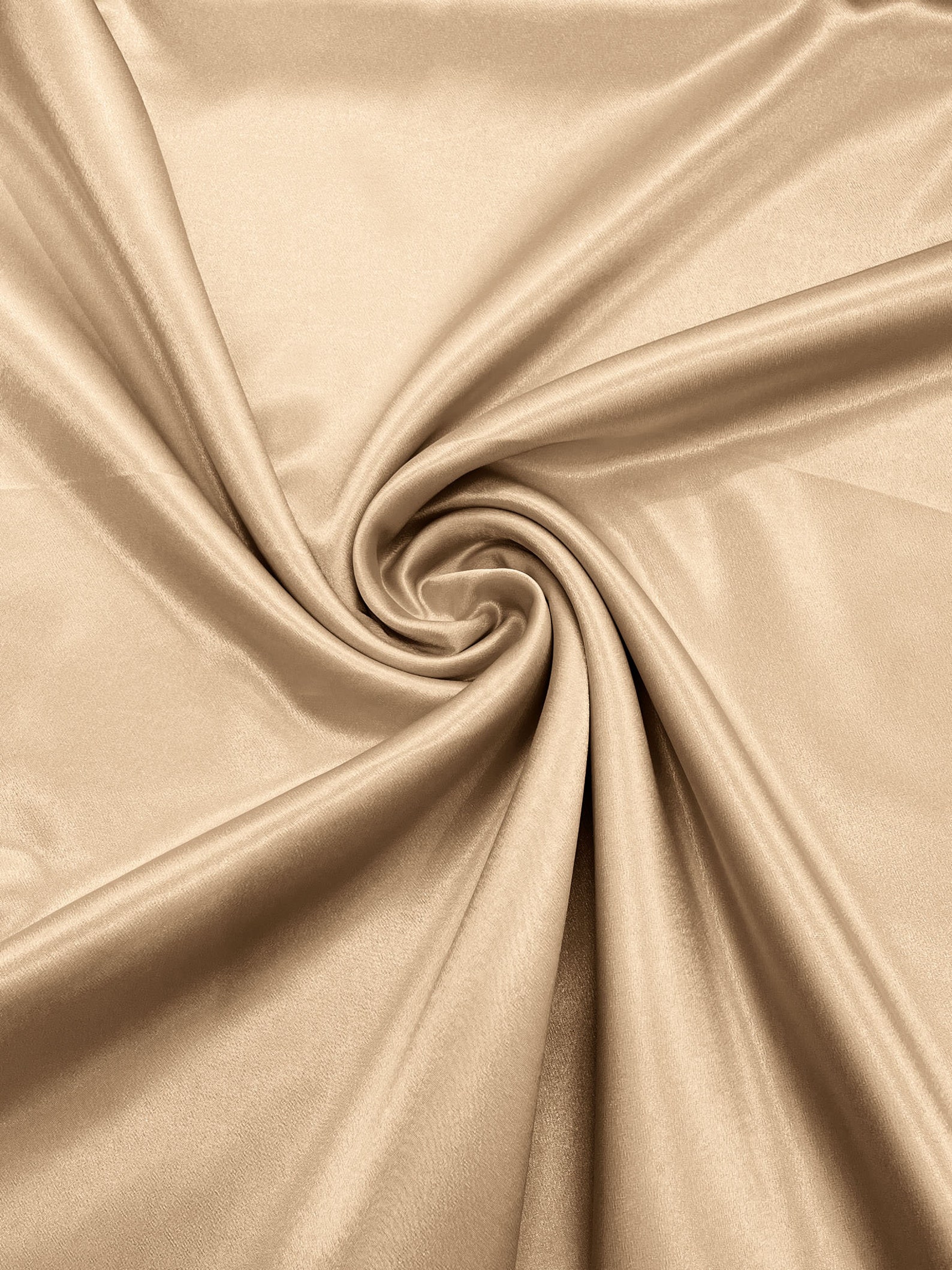 Champagne Crepe Back Satin Bridal Fabric Draper/prom/wedding/58" Inches ...