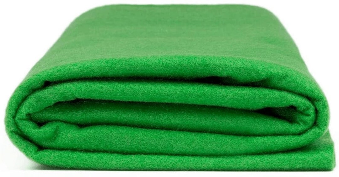 Apple Green Acrylic Craft Felt Fabric by the Yard 72" Wide - Etsy