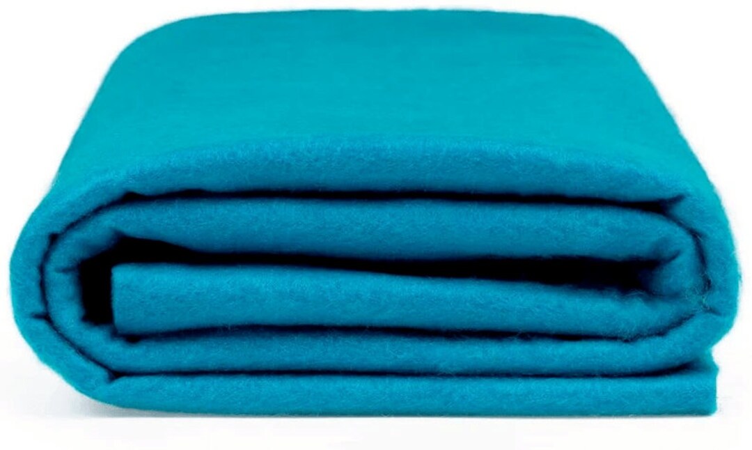 Turquoise Acrylic Craft Felt Fabric by the Yard 72" Wide - Etsy