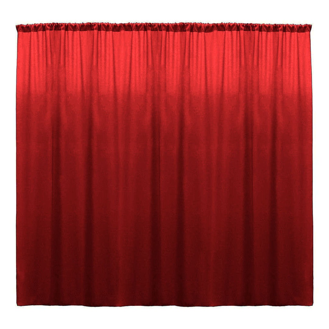 Red SEAMLESS Backdrop Drape Panel All Sizes Available in Polyester ...