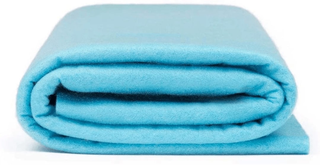 Light Blue Acrylic Craft Felt Fabric by the Yard 72" Wide - Etsy