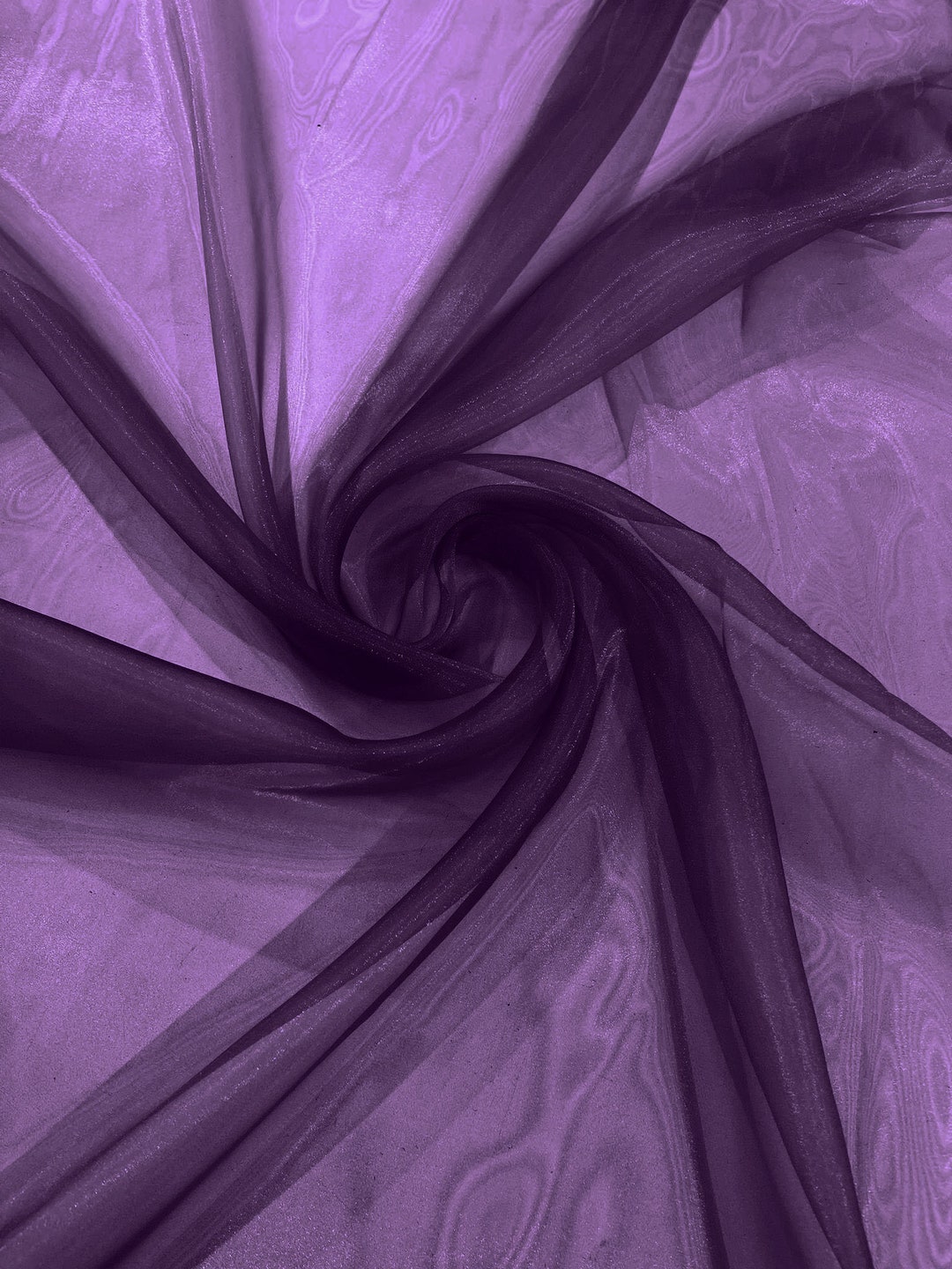 Plum 58/60" Wide 100% Polyester Soft Light Weight, Sheer, See Through ...