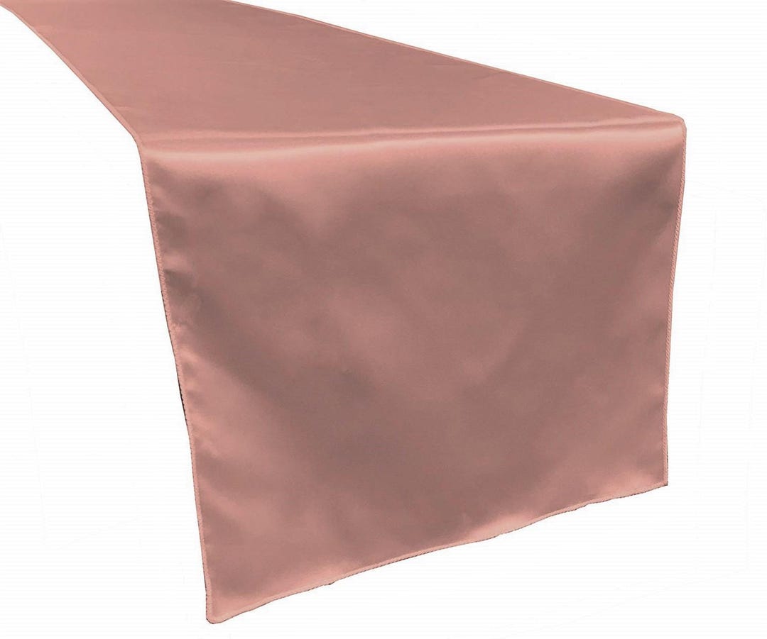 Mauve Bridal Satin Table Runner, Wedding Banquet Decoration, ( Choose ...