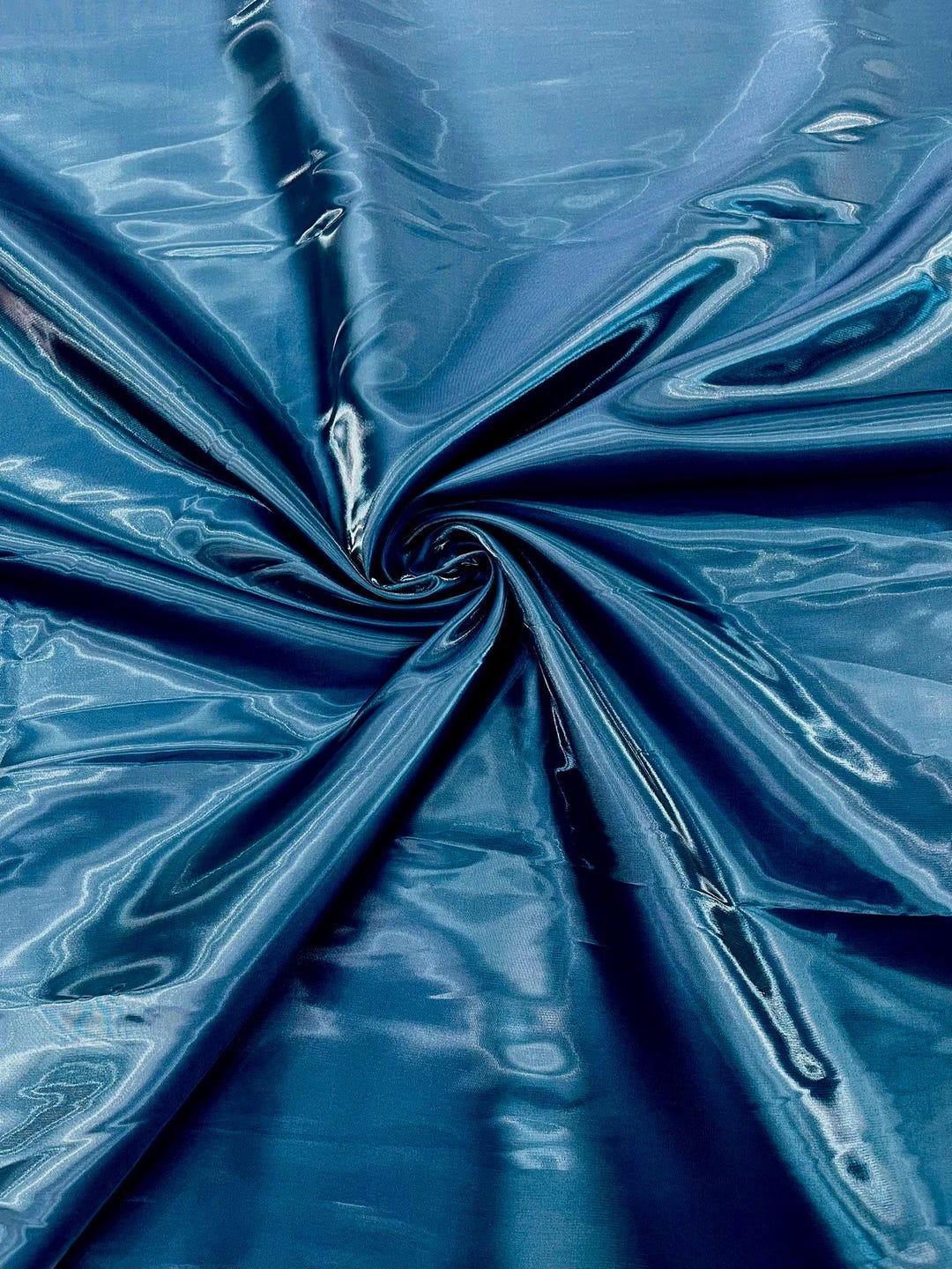 Teal Blue Liquid Satin Fabric-glossy Satin-58” Wide-prom. - Etsy