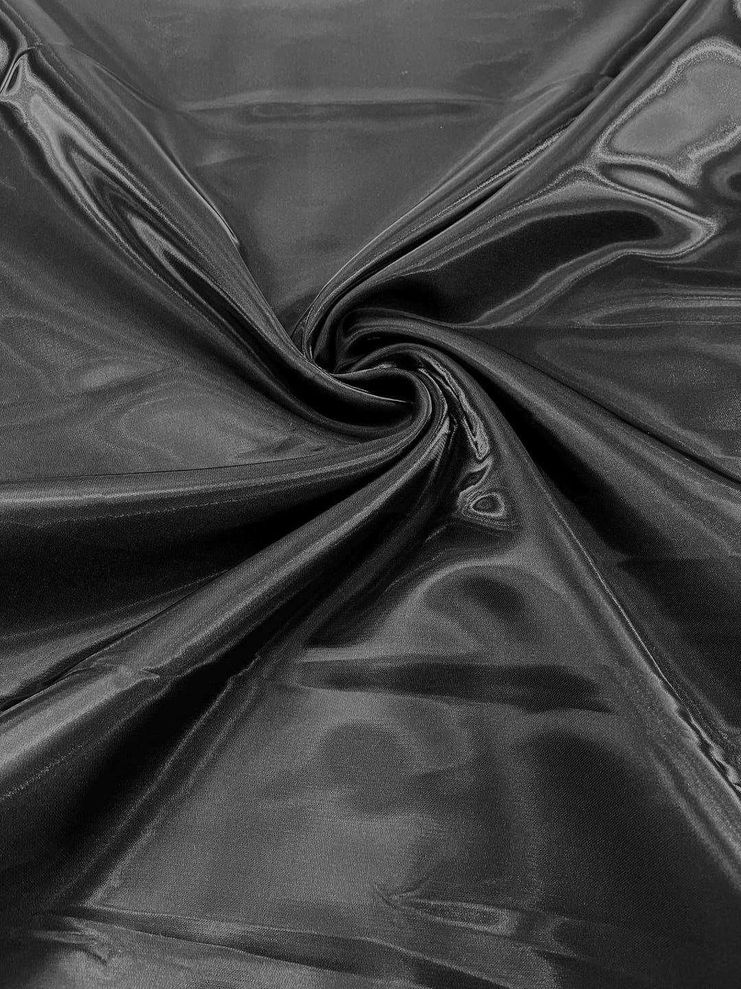 Black Bridal Liquid Satin Fabric-glossy Satin-58” Wide-prom. - Etsy