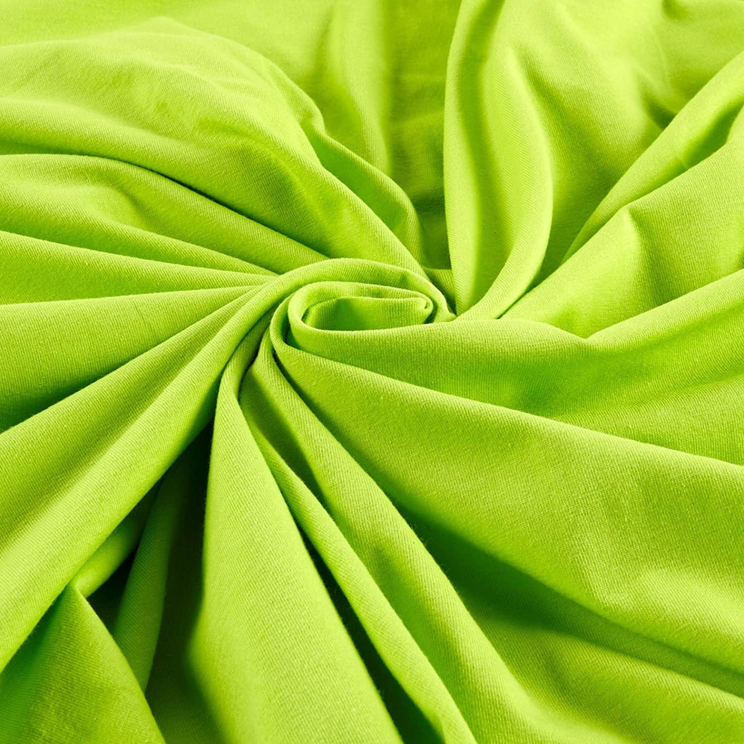 Lime Polyester Stricken Interlock Mechanischer Stretch-Stoff 58 "/ 60 ...