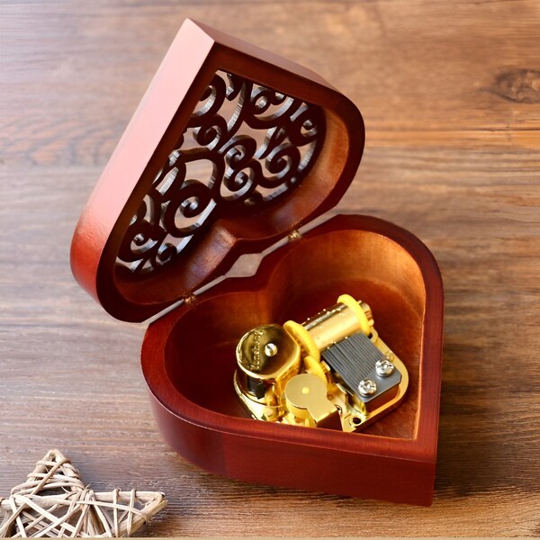 Heart Music Box - Etsy