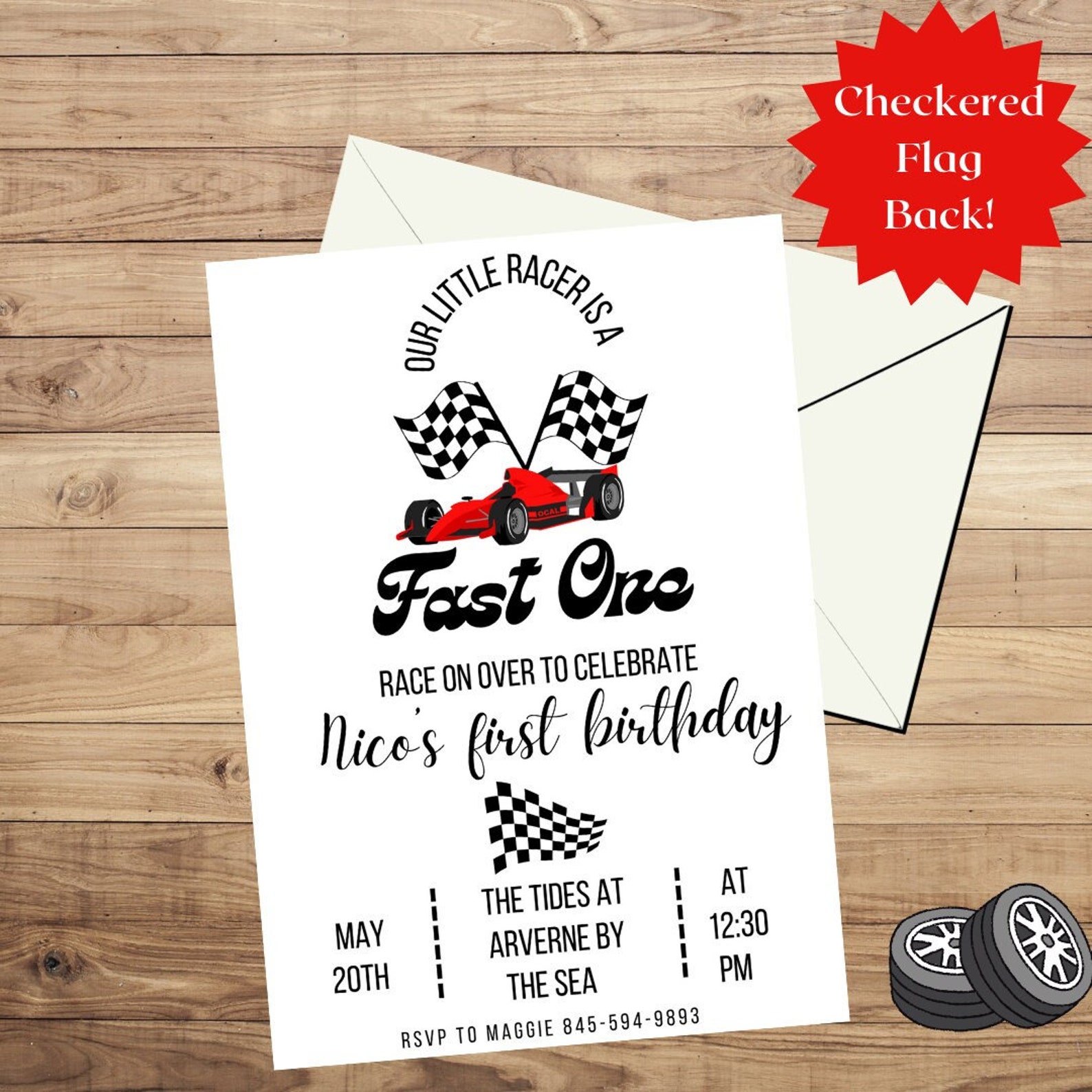 Fast One Birthday Invite - Etsy