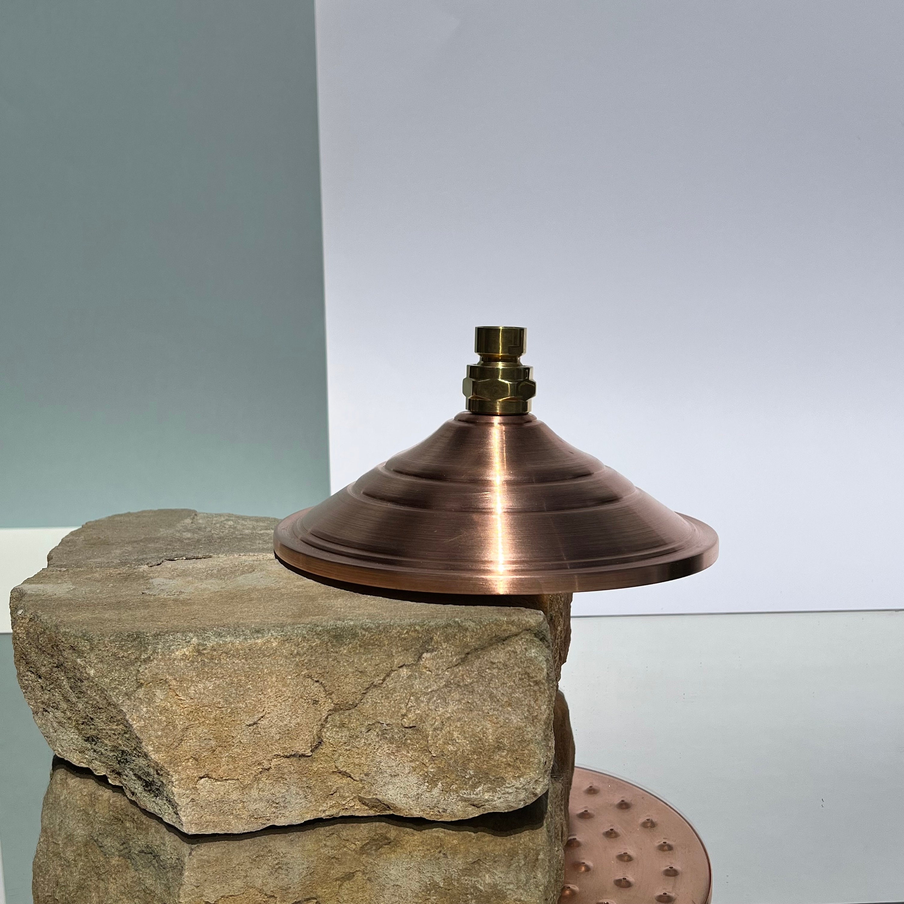 Murray Darling Antique Copper Shower Head 200 - Etsy