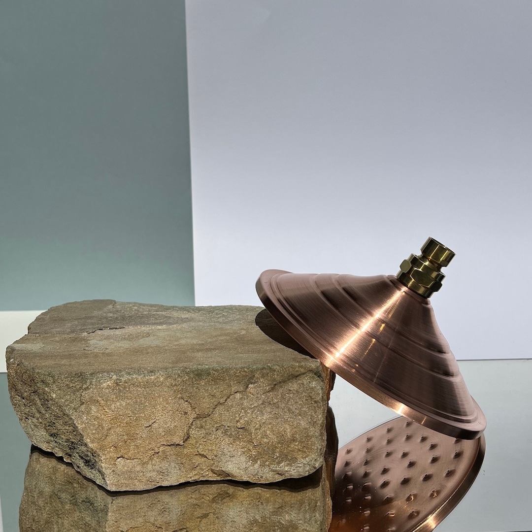 Murray Darling Antique Copper Shower Head 200 - Etsy