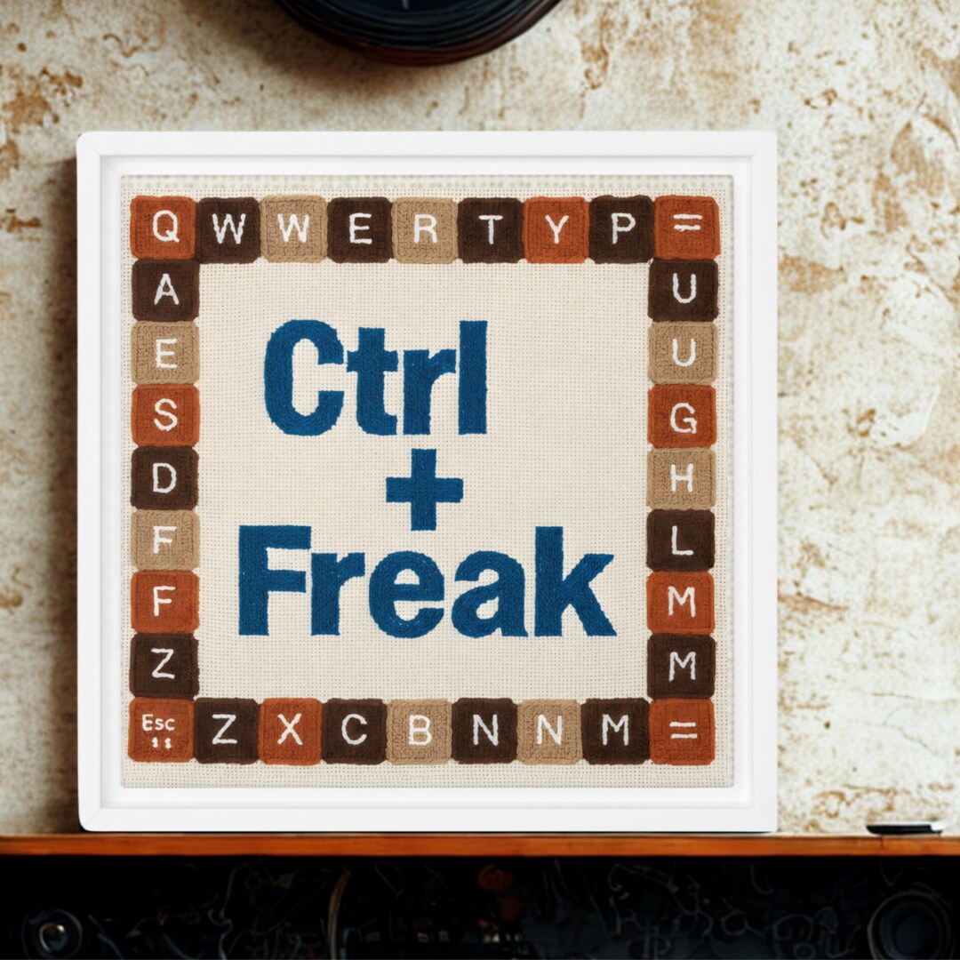 Ctrl + Freak | Funny Office Decor for Type A Personalities | Keyboard ...