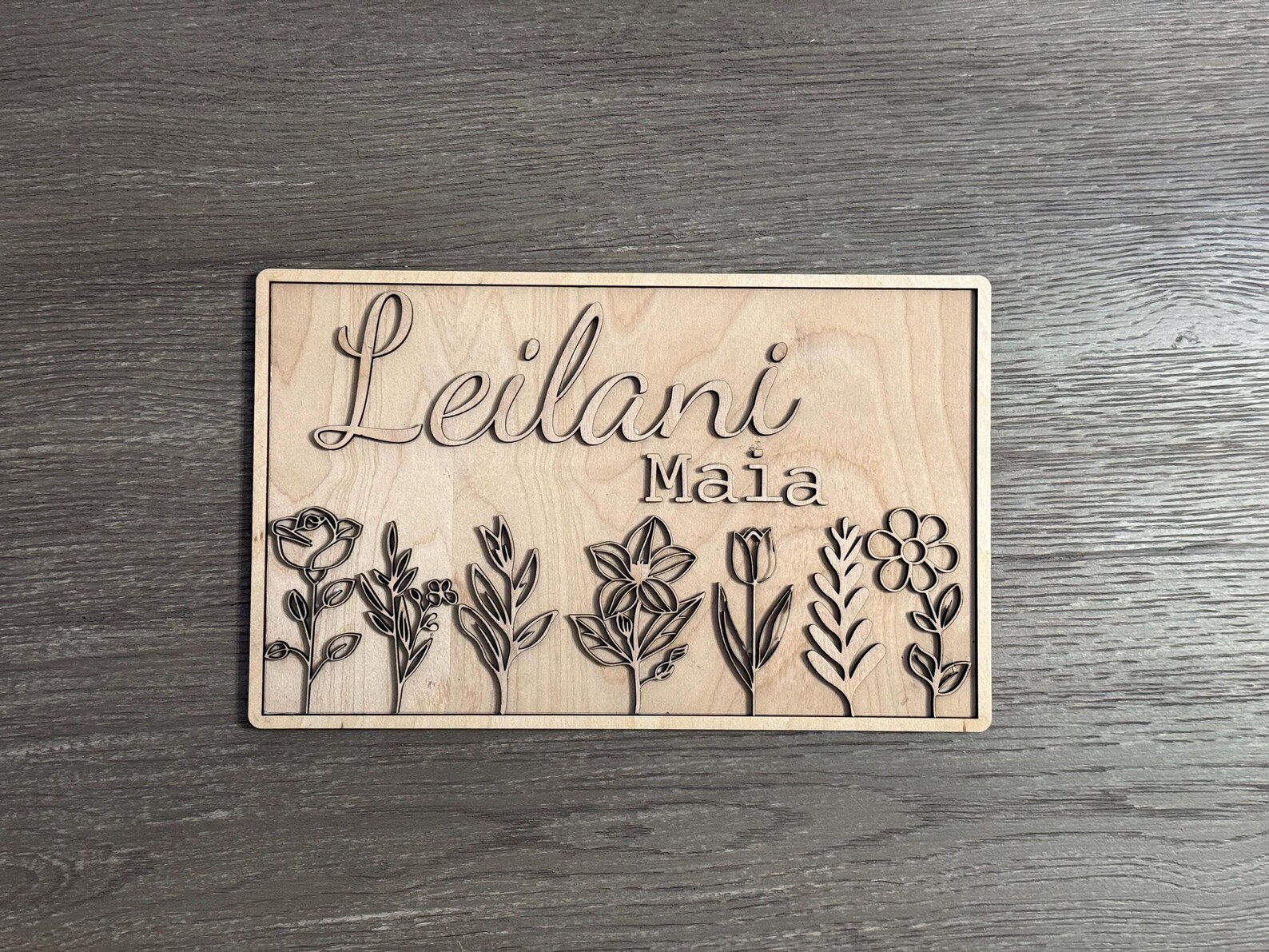 Personalized Wooden Name Sign - Etsy