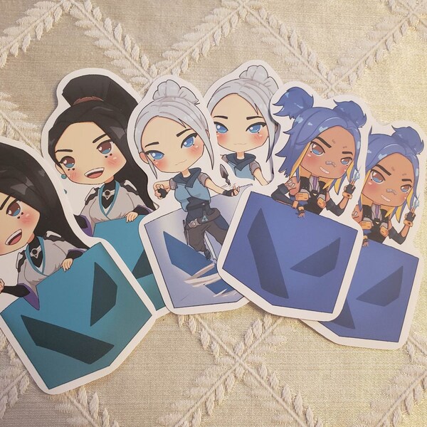 Chibi Valorant Néon - Etsy Singapore