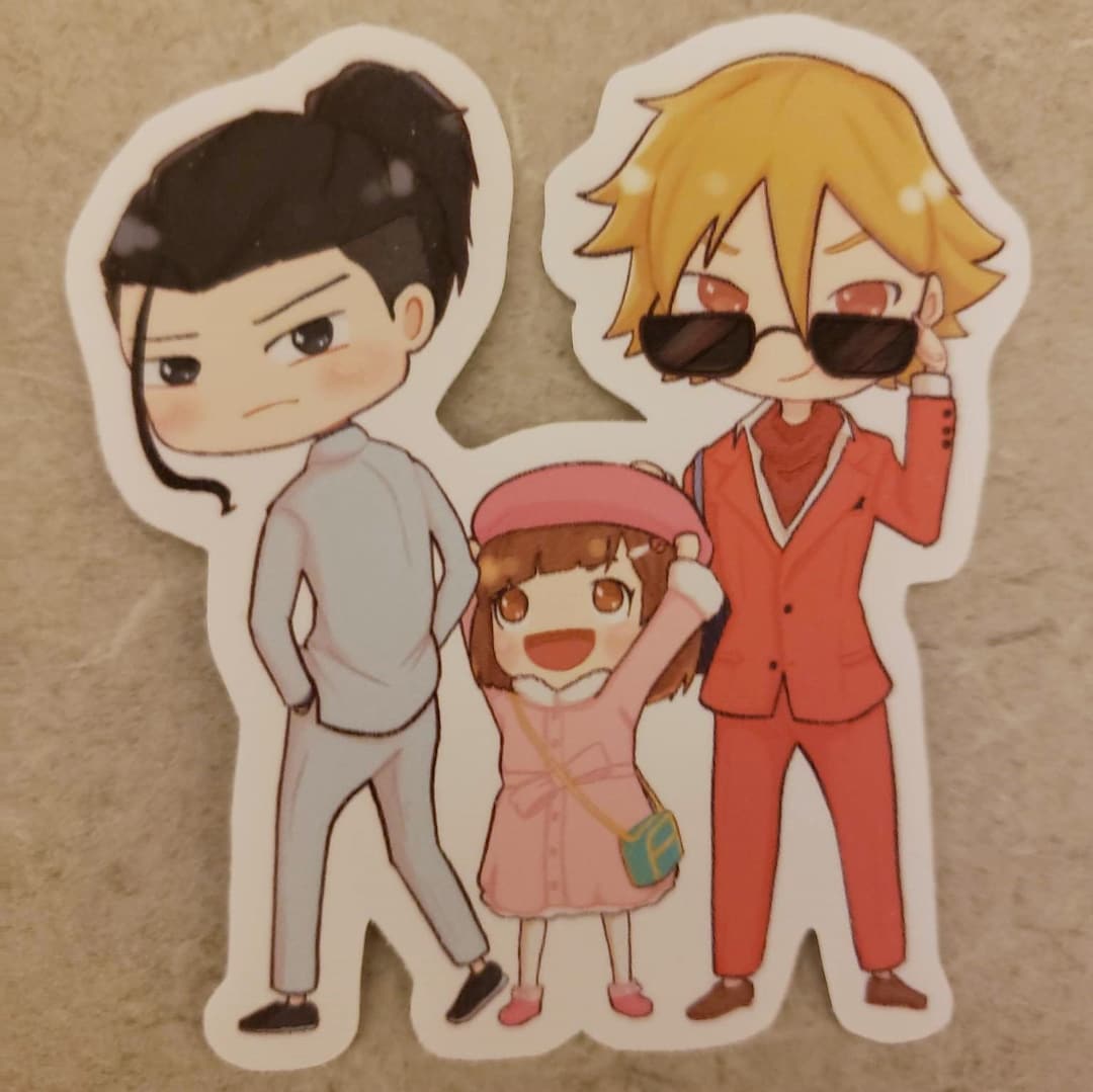 Buddy Daddies Chibi Sticker - Etsy