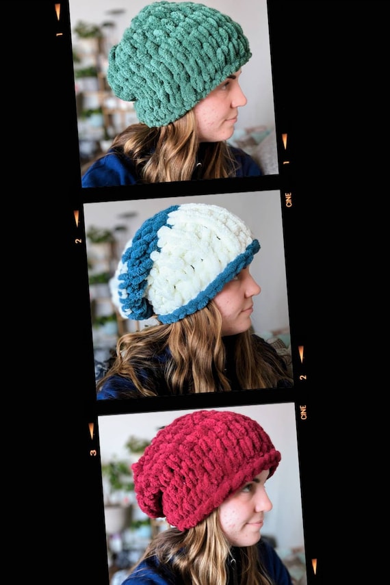 How To Finger Knit A Hat