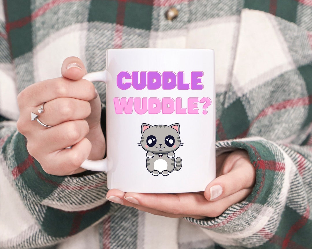 Cuddle Mug, Cat Mug, Cozy Mug, Gift for Her, Gift for Him, Gift for ...