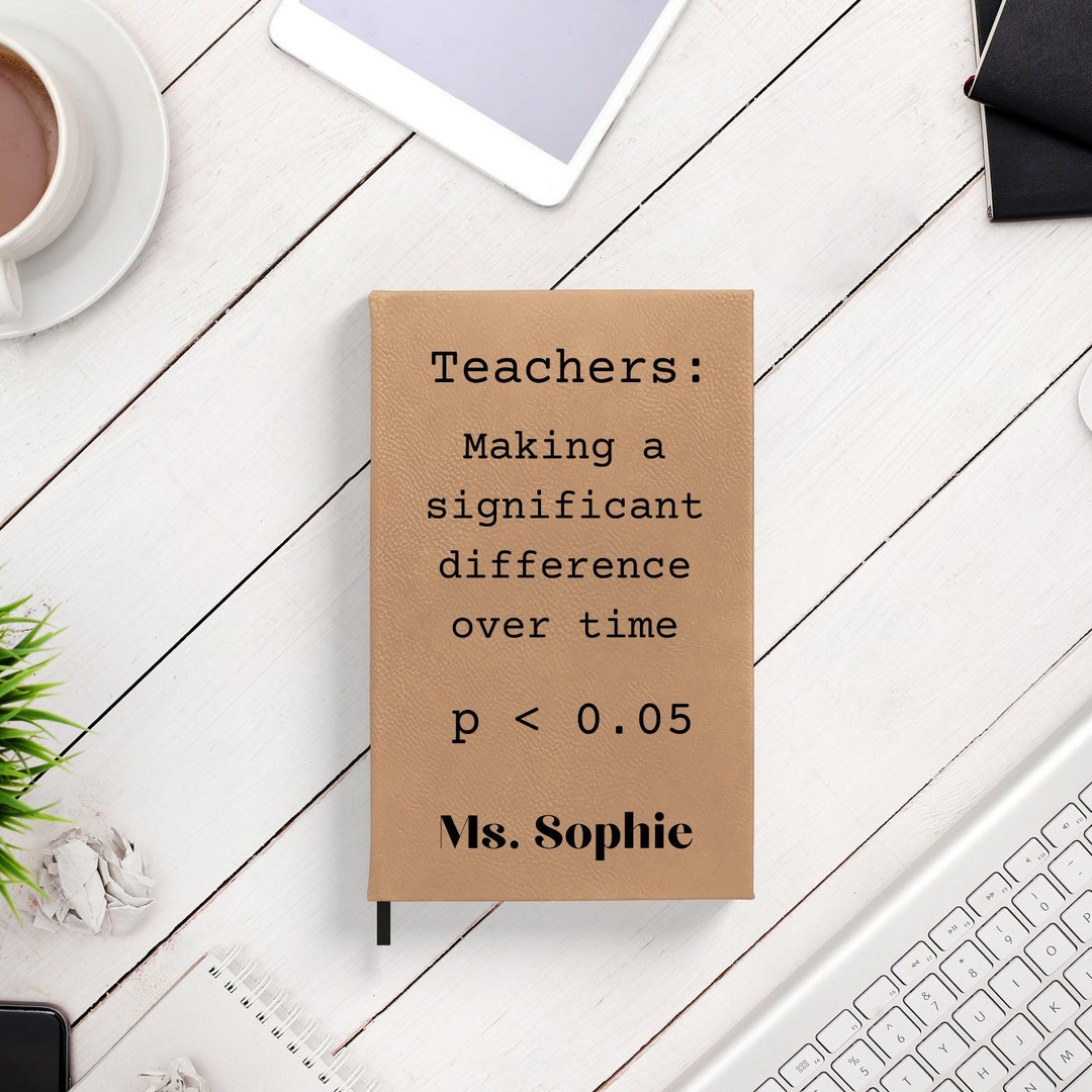 Teacher's Journal, Teaching Journal, Personalized Journal, Gift for ...
