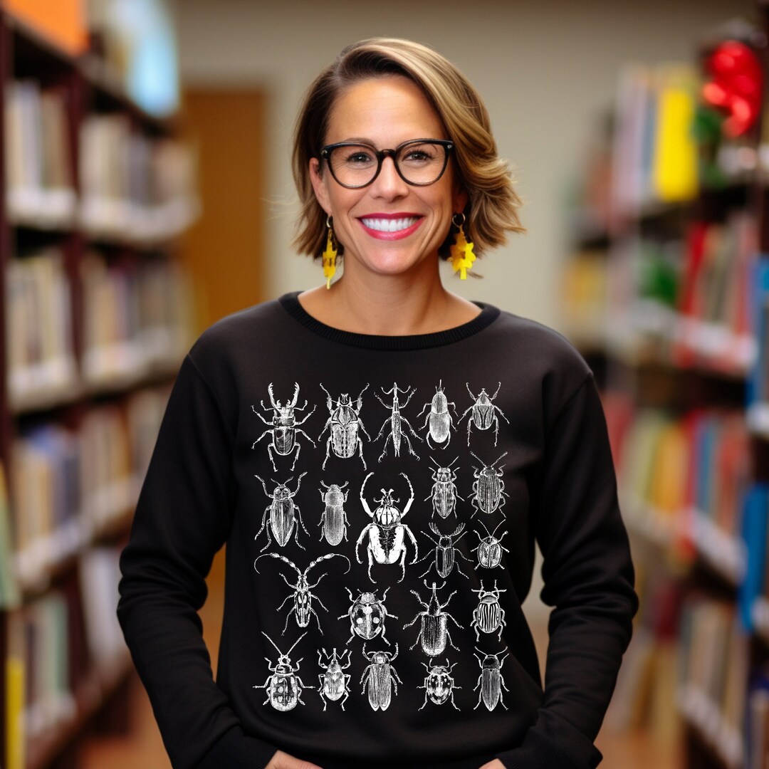 Vintage Sweater, Beetle Sweater, Science Teacher Gift, Science Gift ...