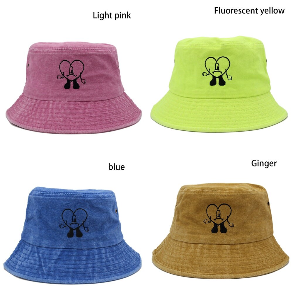 Bad Bunny Bucket Hat Un Verano Sin Ti Fisherman Hats Woman Summer ...