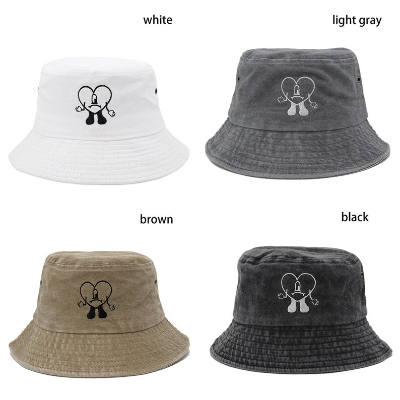 Bad Bunny Bucket Hat Un Verano Sin Ti Fisherman Hats Woman Summer ...