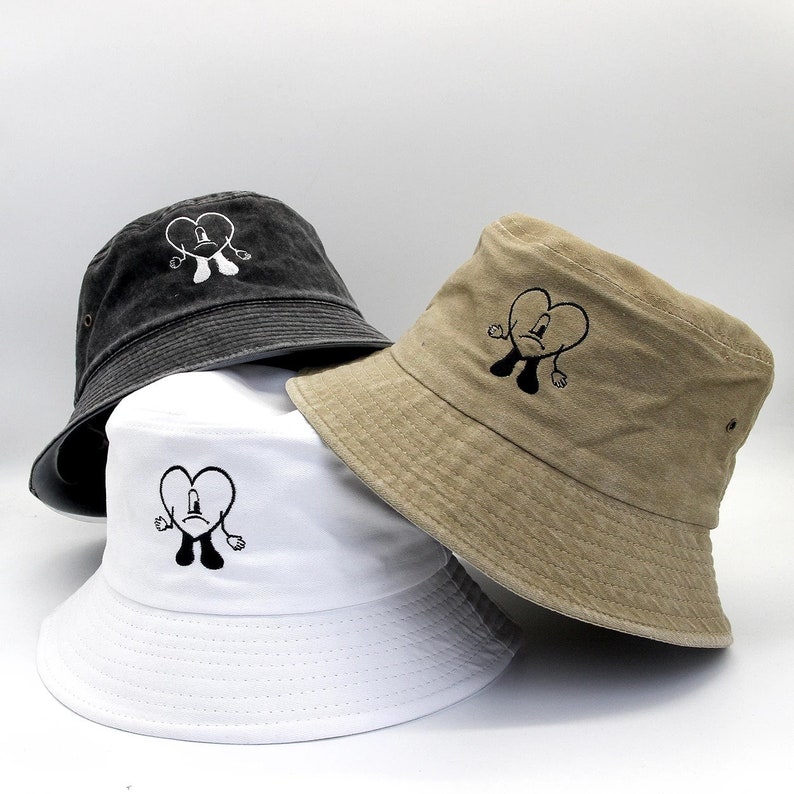Bad Bunny Bucket Hat Un Verano Sin Ti Fisherman Hats Woman Summer ...