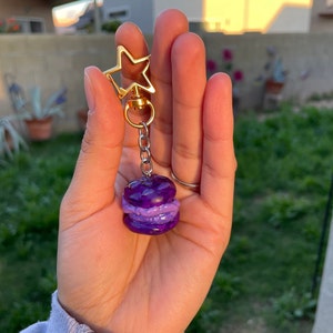 Pretty Patty Burger Clay Keychain, Krabby Patty Keychain, Spongebob ...