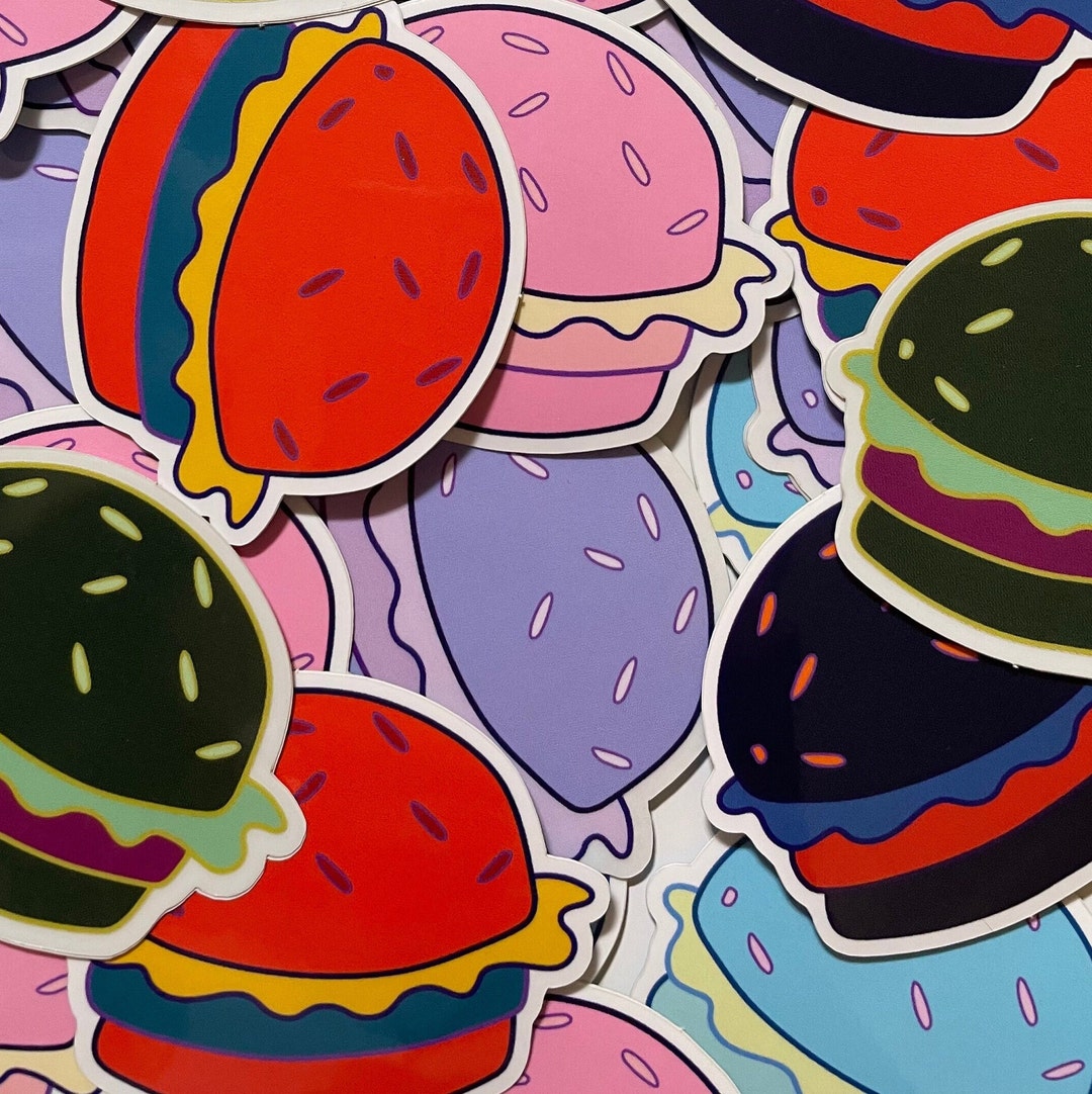Pretty Patty Stickers, Spongebob Patty Stickers, Krabby Patty Stickers ...