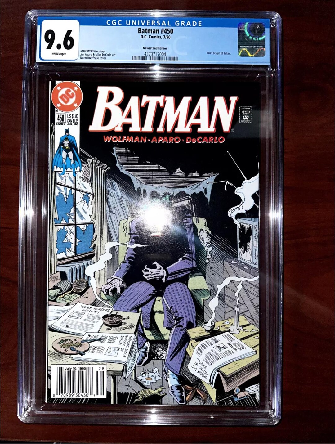 Batman 450 DC Comics Early July 1990 CGC 9.6 - Etsy