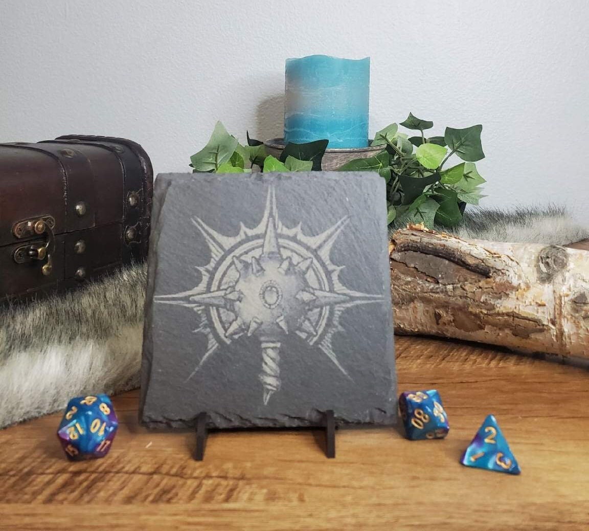 Baldur's Gate 3 Coasters | Engraved Black Slate, DND Theme - Etsy