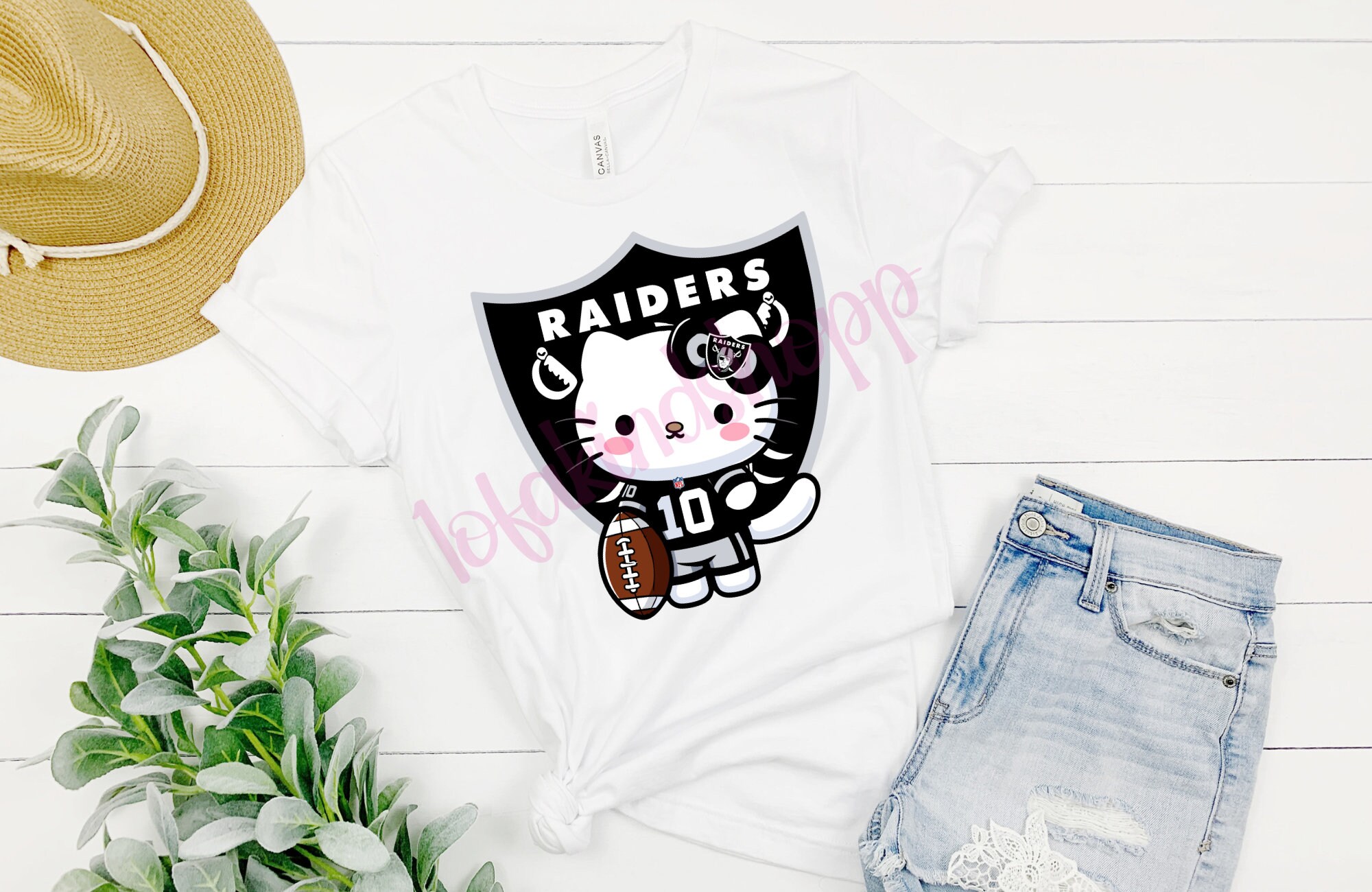Cute Kids Football Shirt, Kitty Football Shirt, Girl Football Shirt ...