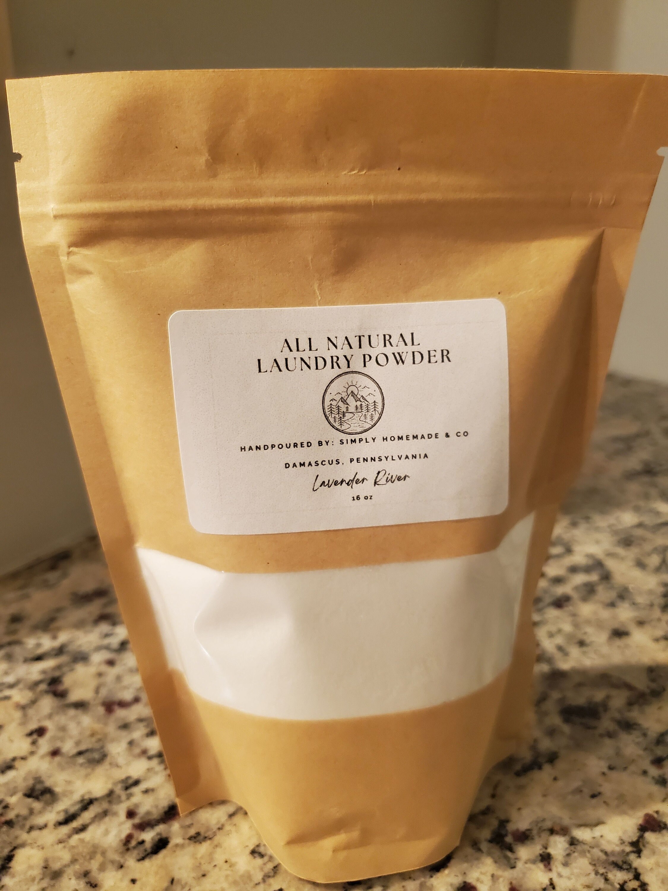 Eco Friendly, Non Toxic Laundry Powder, Lavender River - Etsy