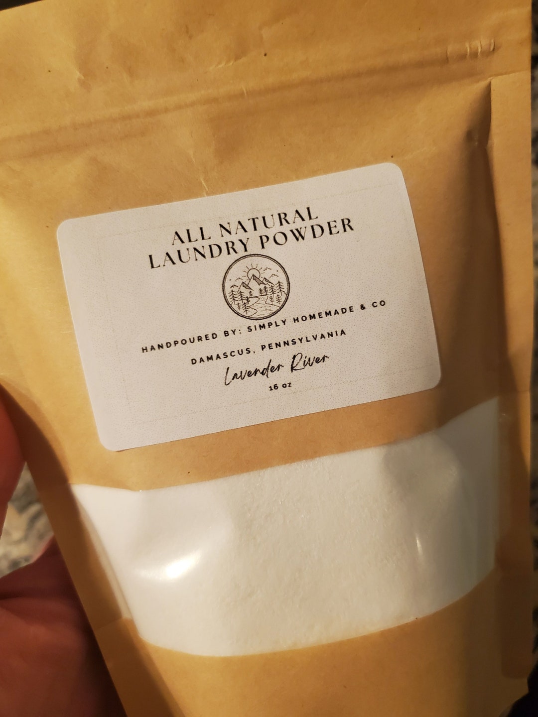 Eco Friendly, Non Toxic Laundry Powder, Lavender River - Etsy