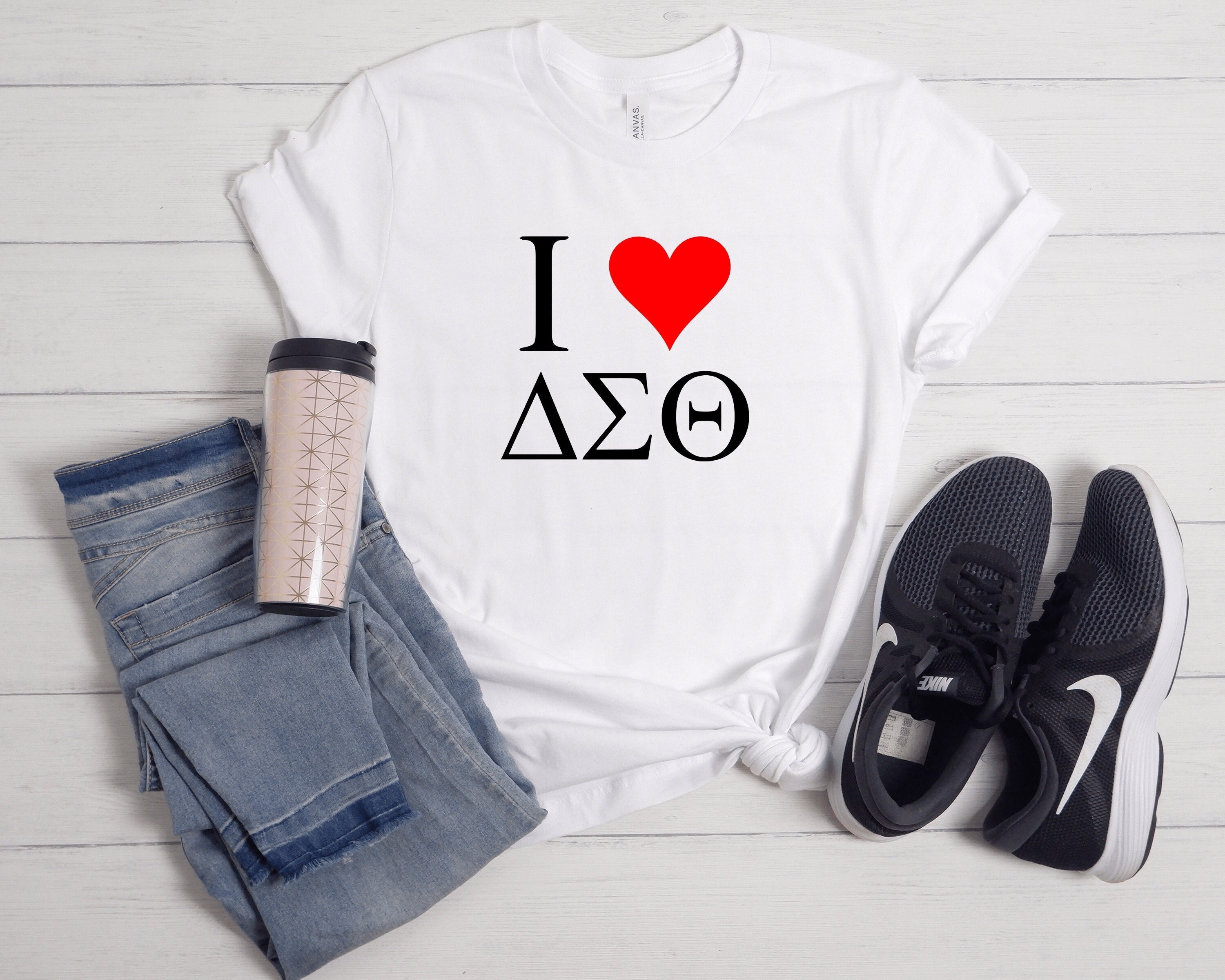 I Love Delta Sigma Theta, Delta Sigma Theta Shirt, Support Black ...