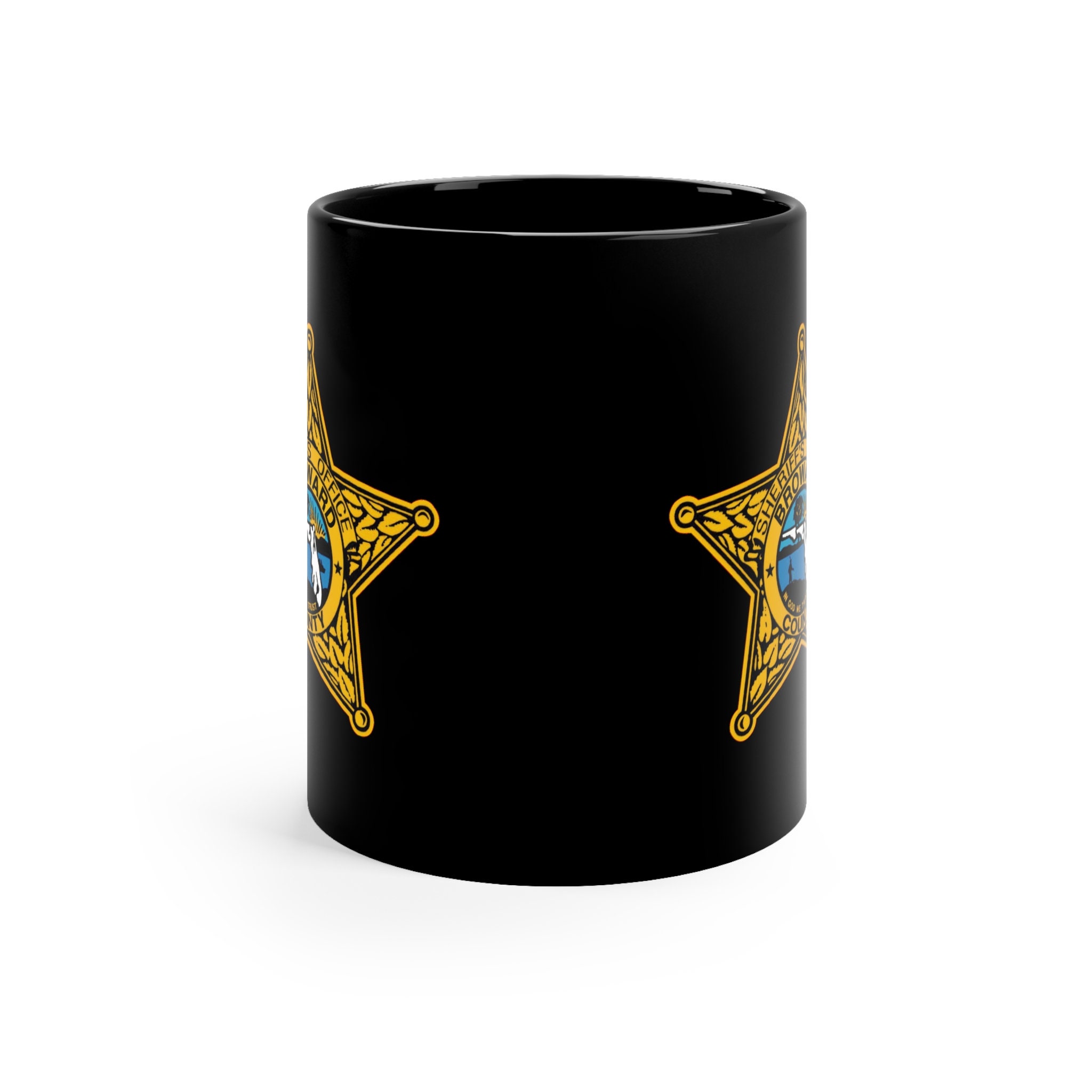 Broward County Sheriff's Office 11oz Black Coffee Mug - BSO FL Sheriff ...