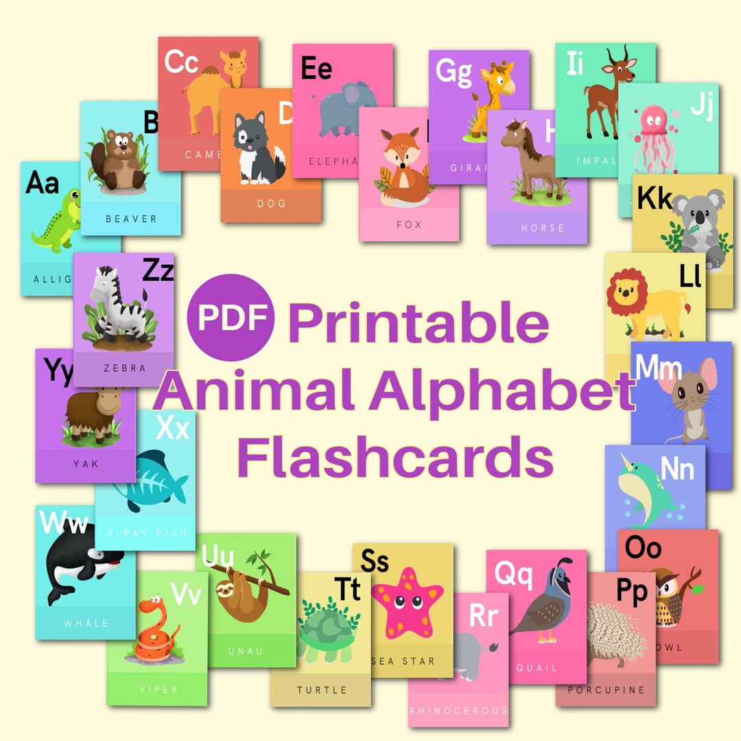 Tarjetas didácticas del alfabeto para niños, tarjetas didácticas de ...