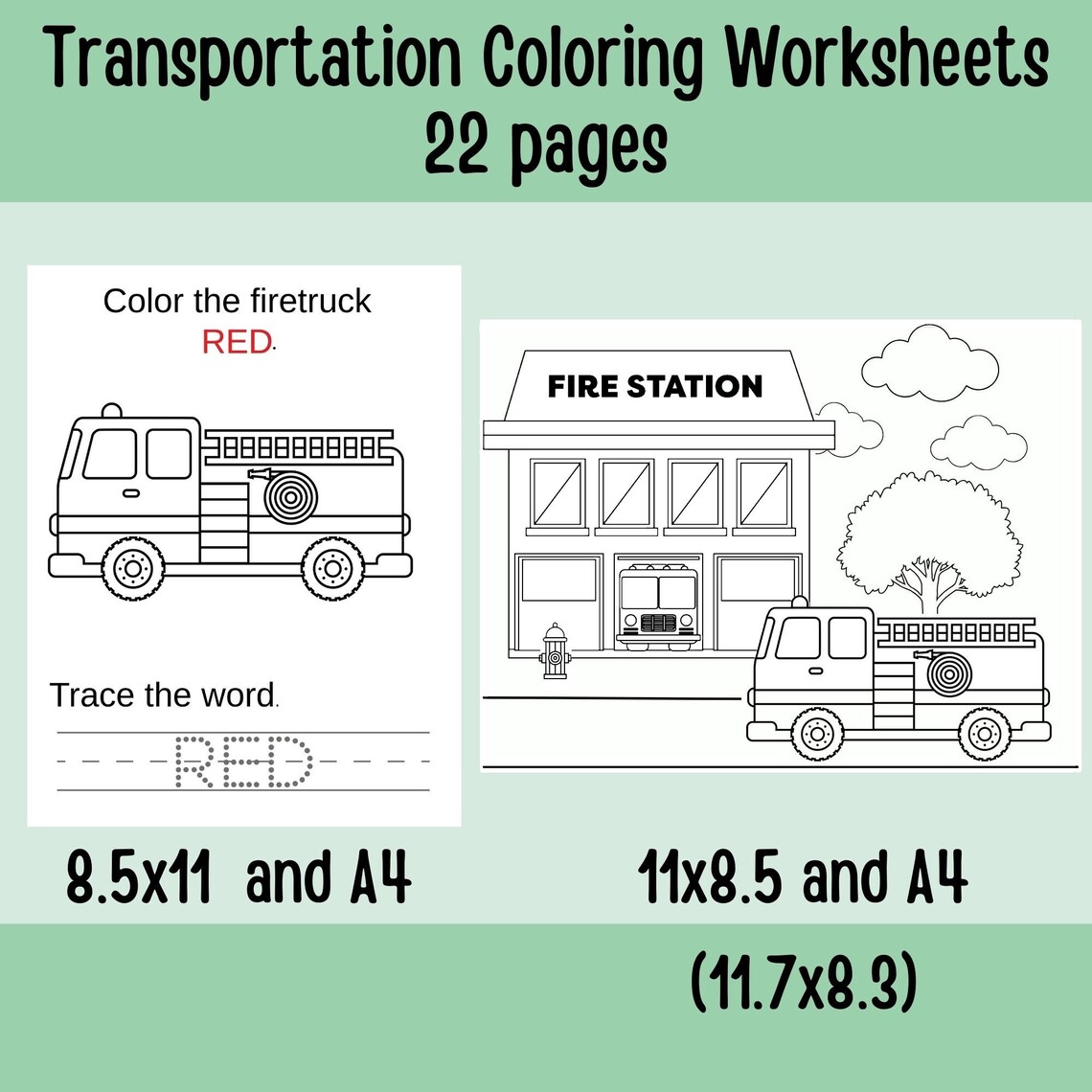 Vehicle Coloring Pages, Transportation Coloring Sheets, Cars and Trucks ...