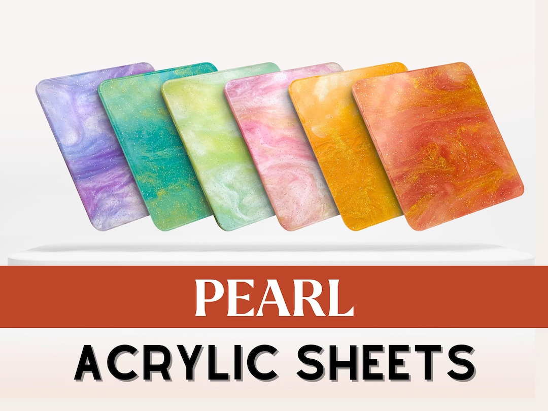 Pearl Acrylic Sheet | 3mm Acrylic | Acrylic Blanks | Pastel Acrylic ...