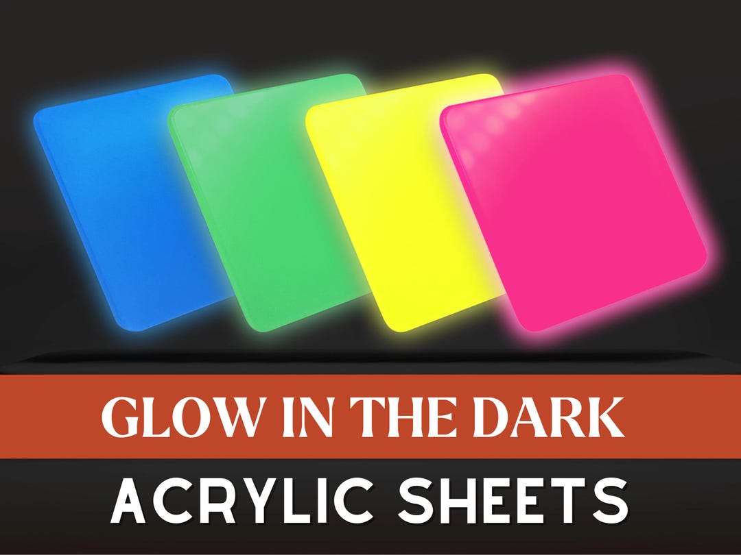 Glow in the Dark Acrylic Sheet | Halloween Acrylic Sheet | Pastel ...