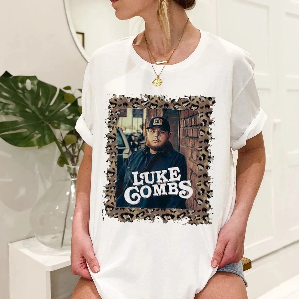 Luke combs cheetah leopard Sweatshirt, Country Music T shirt, Luke ...