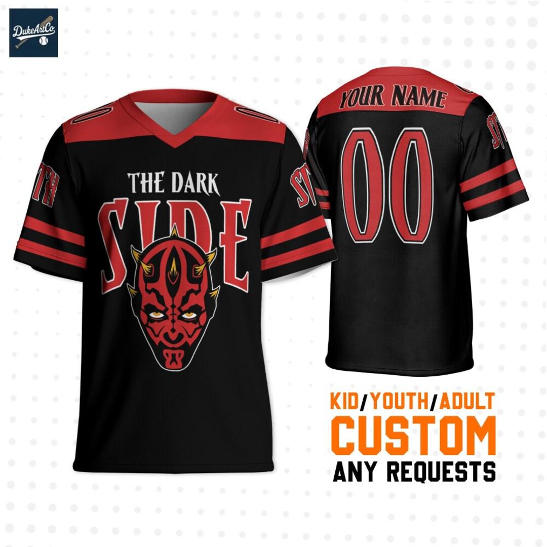 Personalize Star Wars Darth Maul Sith Lord , Custom Disney Football ...