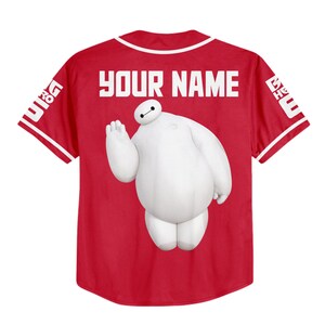 Personalized Disney Big Hero 6 Baymax, Custom Unisex Big White Robot ...