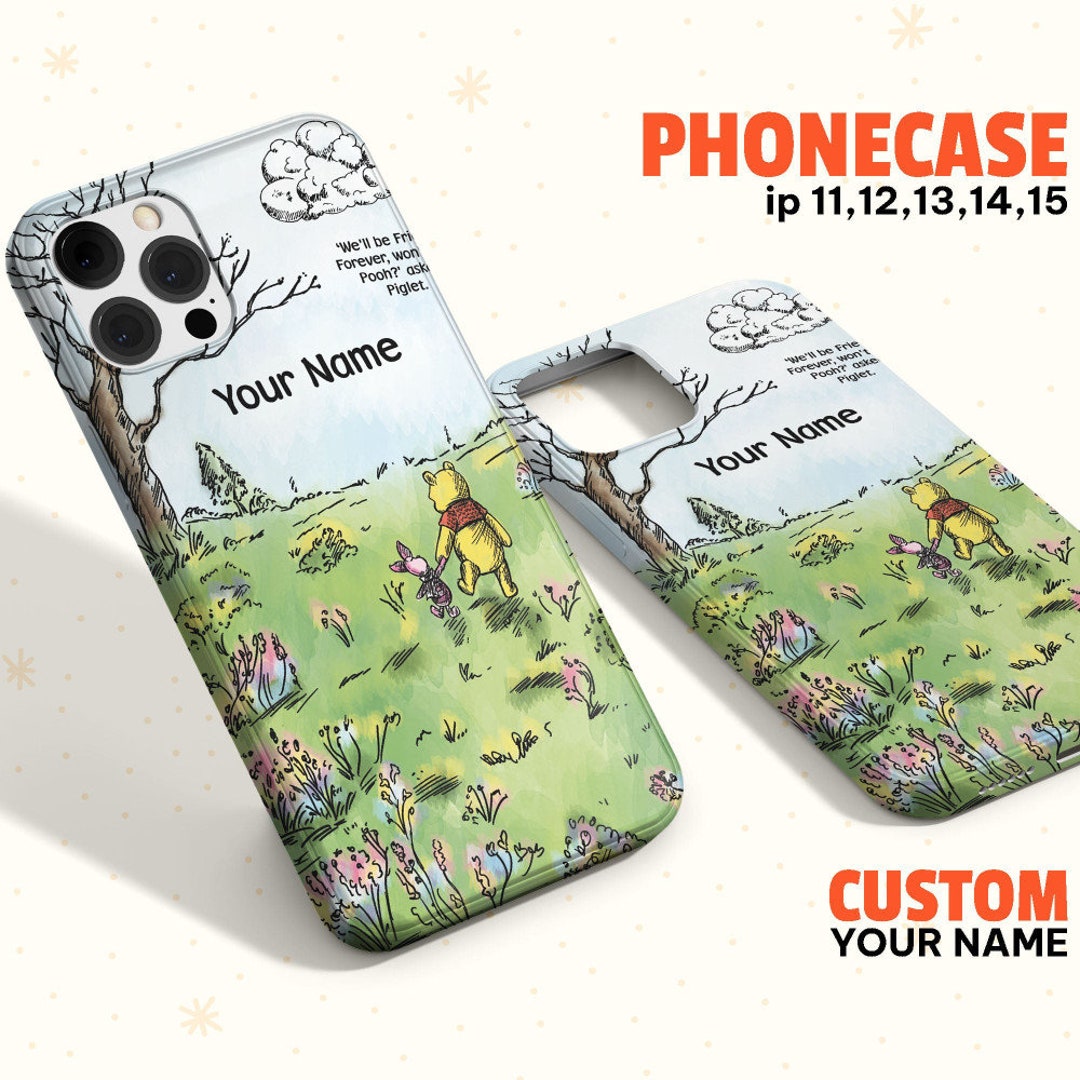 Custom Disney Winnie the Pooh Artwork Colorful Phonecase, Personalied ...
