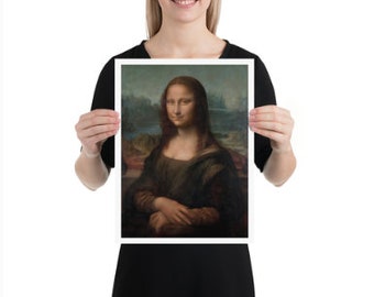 Mona Lisa Poster - Etsy