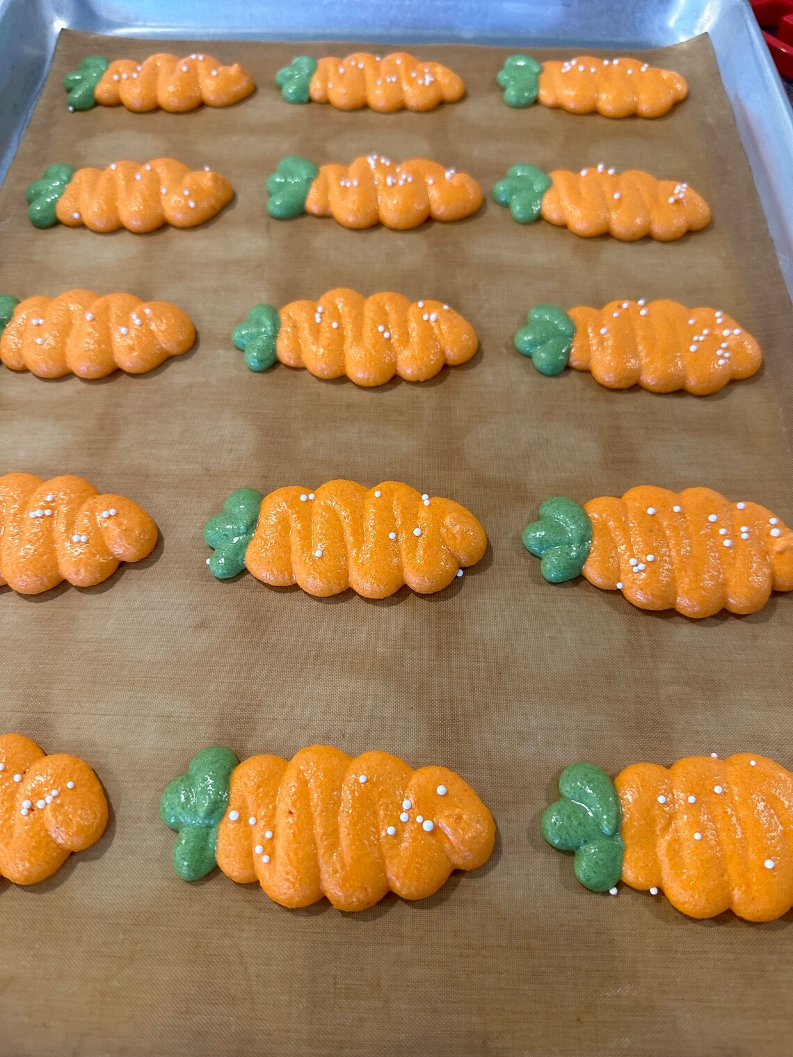 Carrot Macaron Template, Macaron Designs, Digital Prints, Easter ...