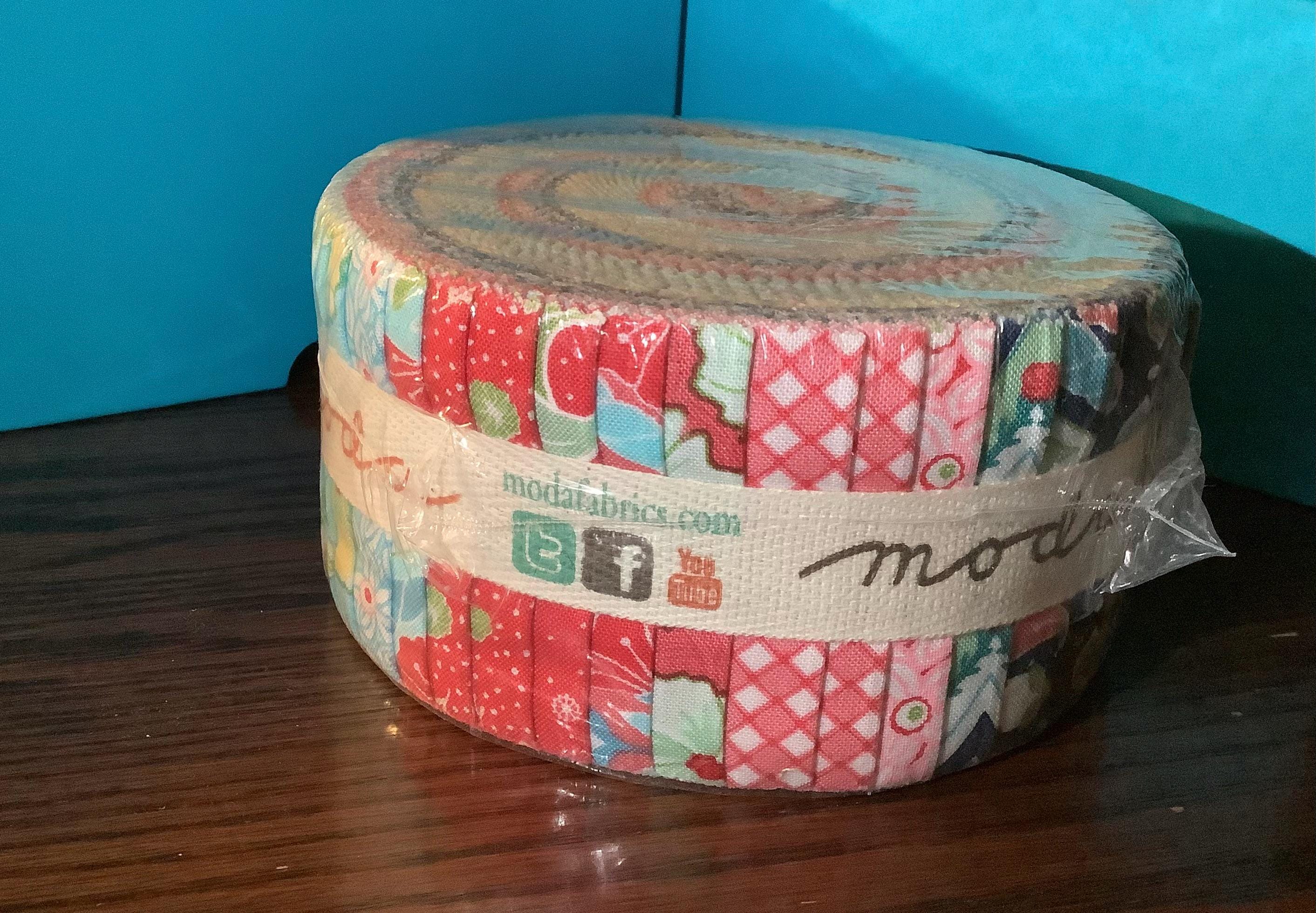 Pedal Pushers Jelly Roll Out of Print Quilting Fabric by Lauren Jessi ...