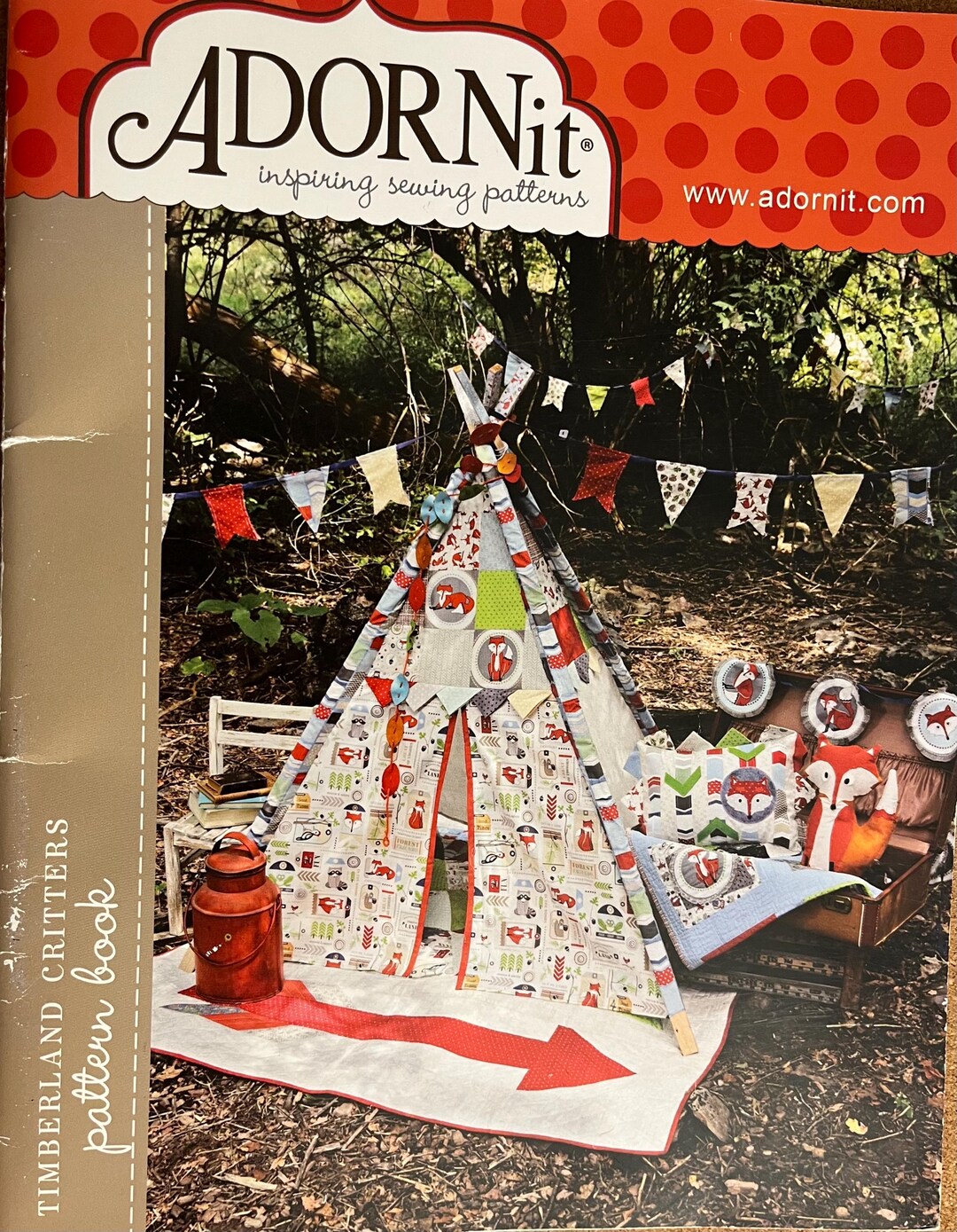 Timberland Critters Pattern Book by Adornit - 2014 Includes Quilt ...