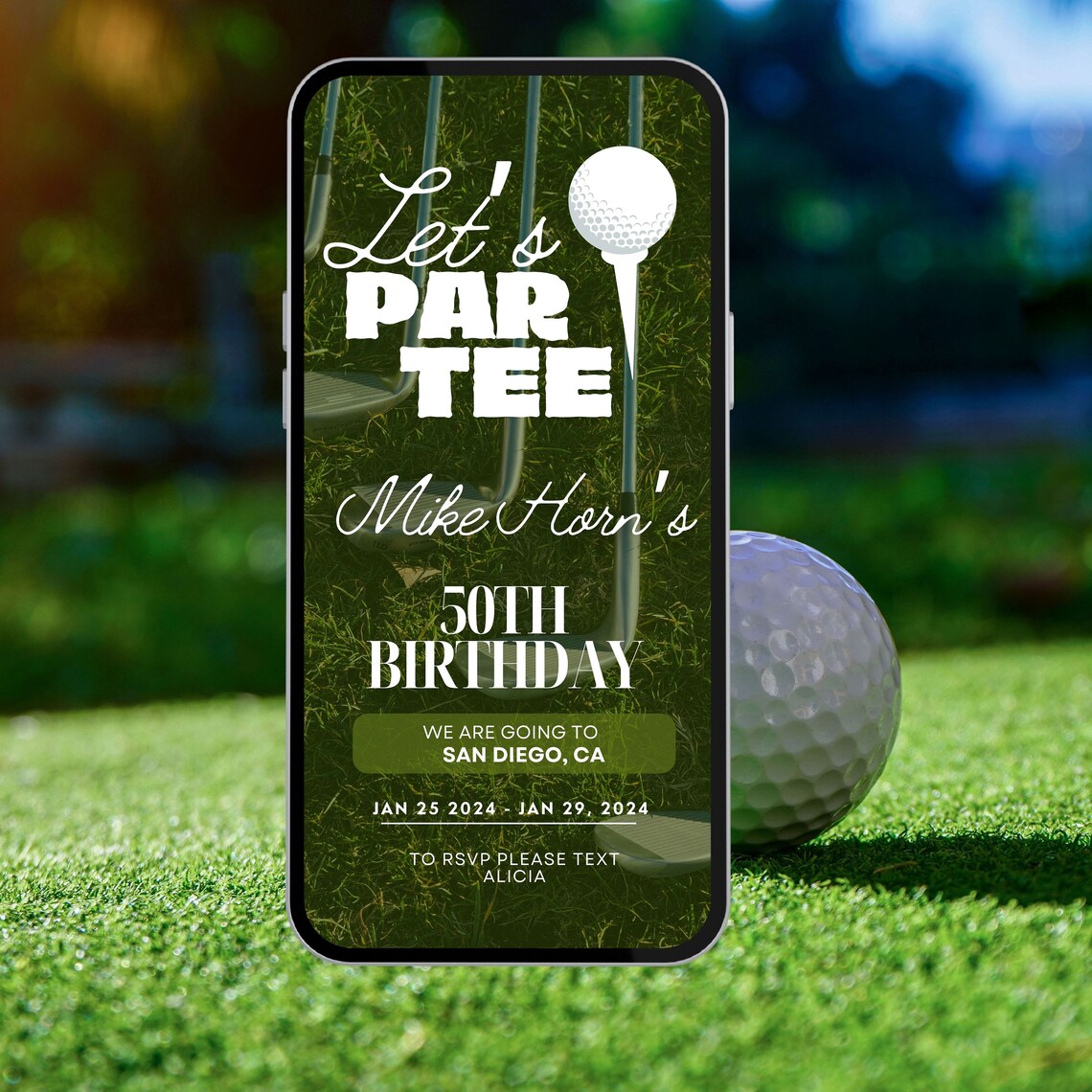 Golf Trip Planner Template - Editable Golf Itinerary, Golf Weekend ...