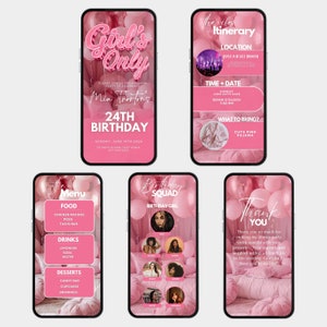 Girl's Night Adult Birthday Slumber Party, Pajama Party Itinerary ...