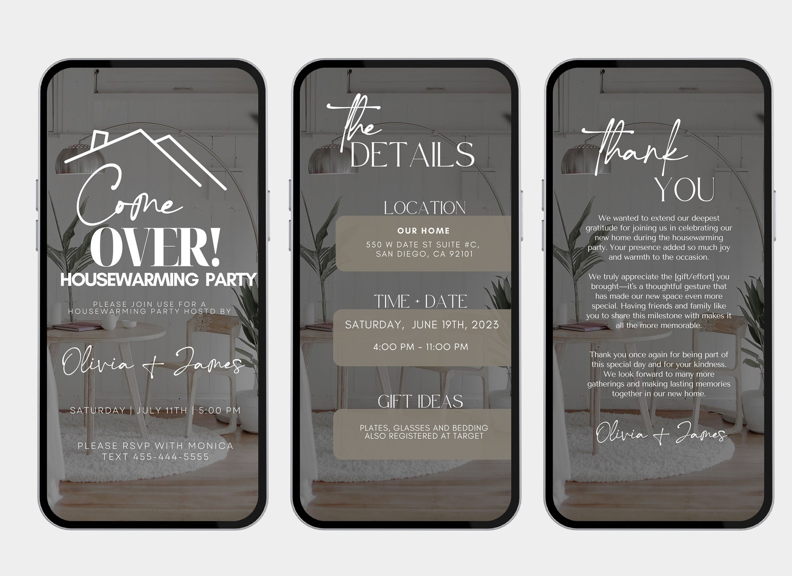 Housewarming Invite, Digital House Warming Invitation, New Home ...