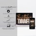 Animated Birthday Dinner Invitation: Editable Canva Video (digital) - Etsy